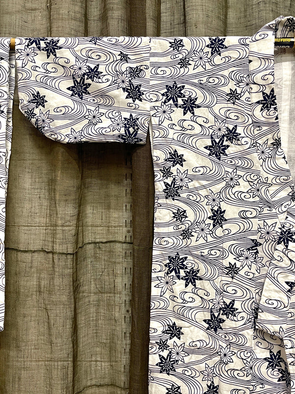 Nemaki, Japanese Cotton House Robe - Unisex
