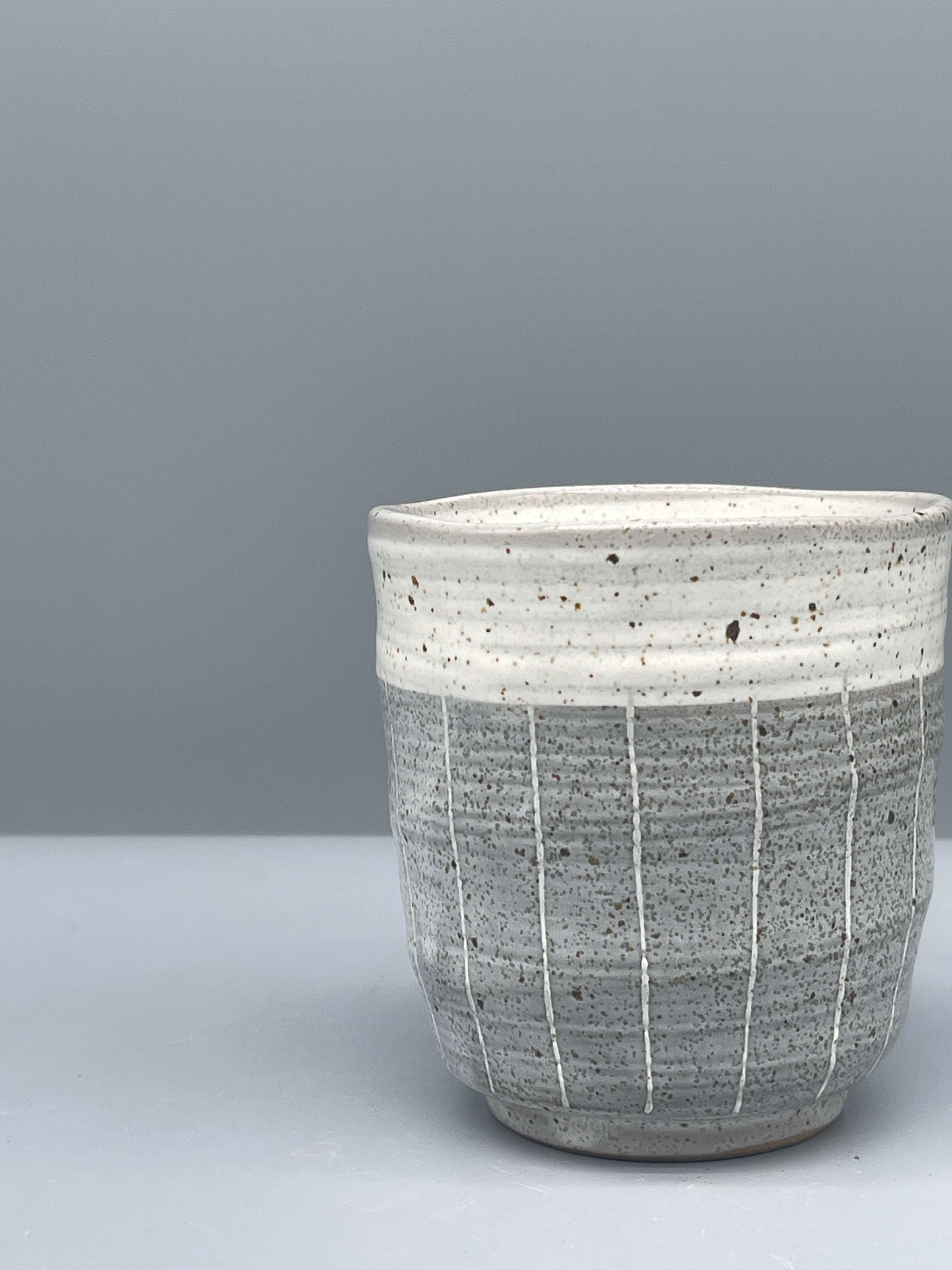 Contemporary Japanese Ceramic Cup - Pale Blue