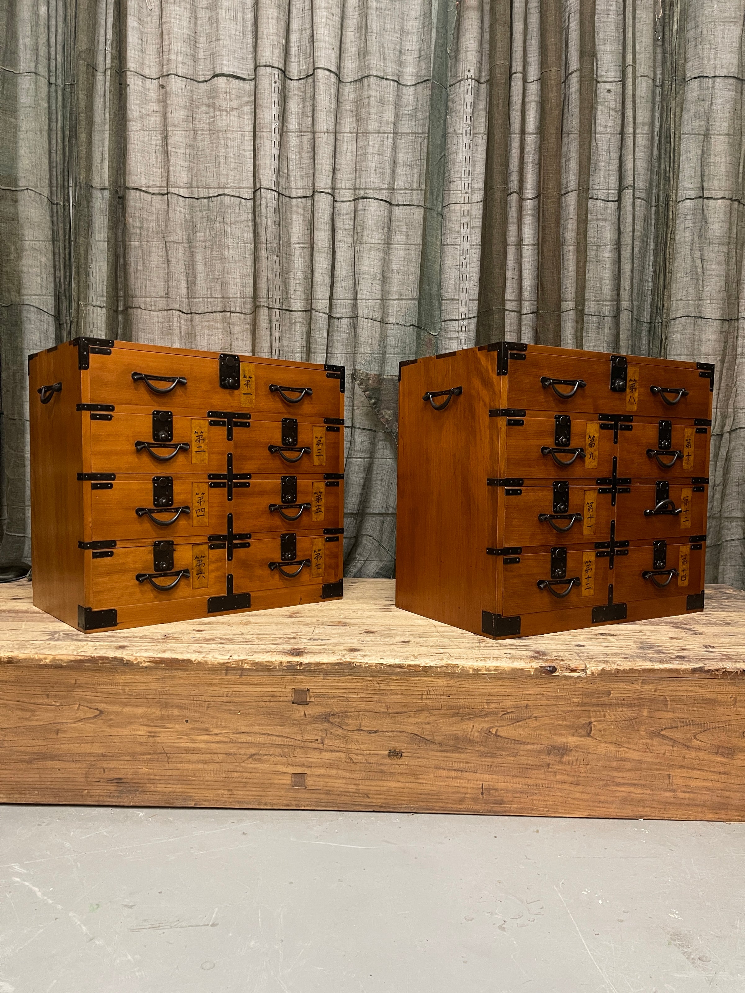 Japanese Storage Cabinet - Cypress | Taisho