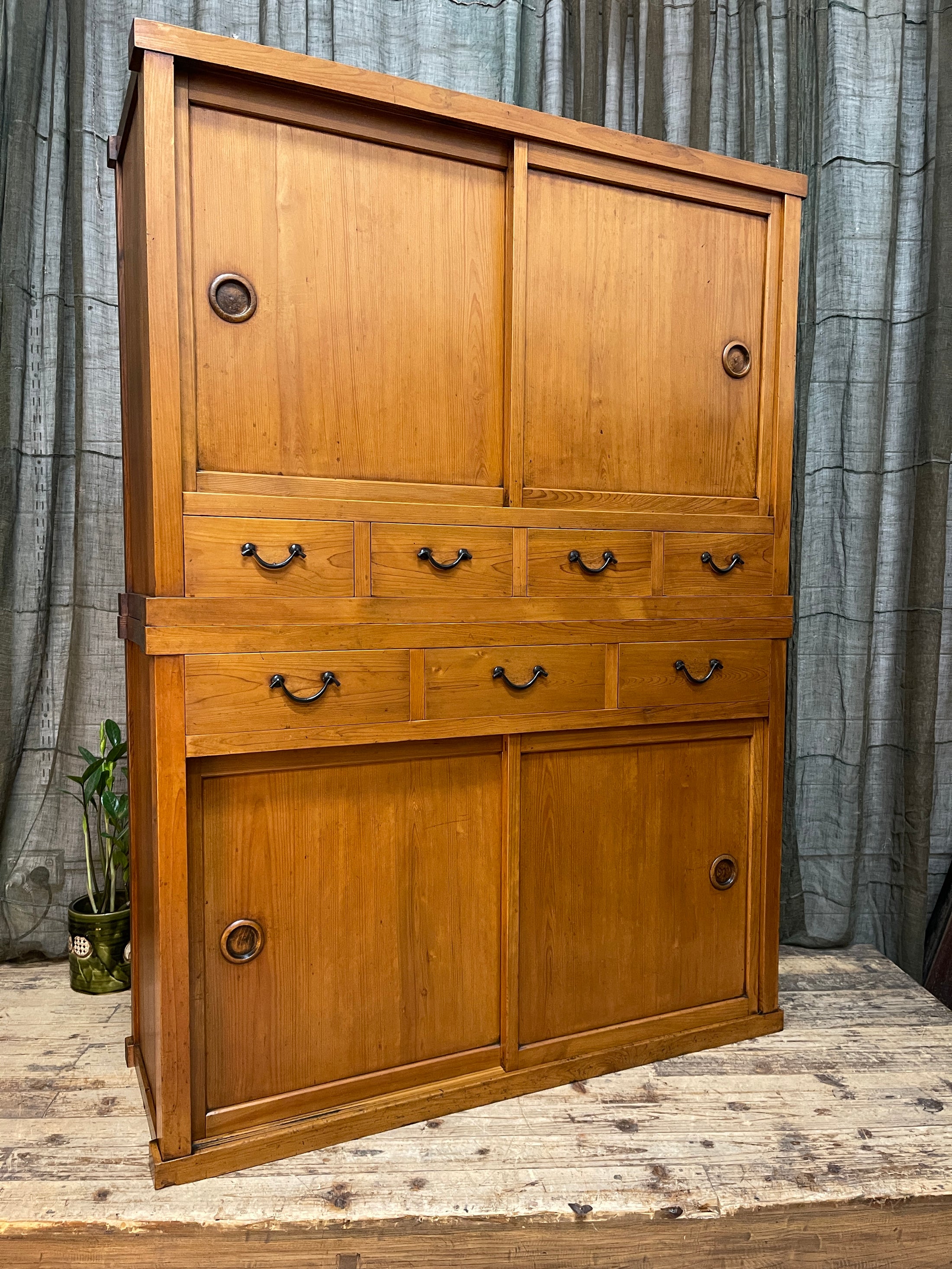 Japanese Storage Cabinet - Cypress & Cedar | 1940's