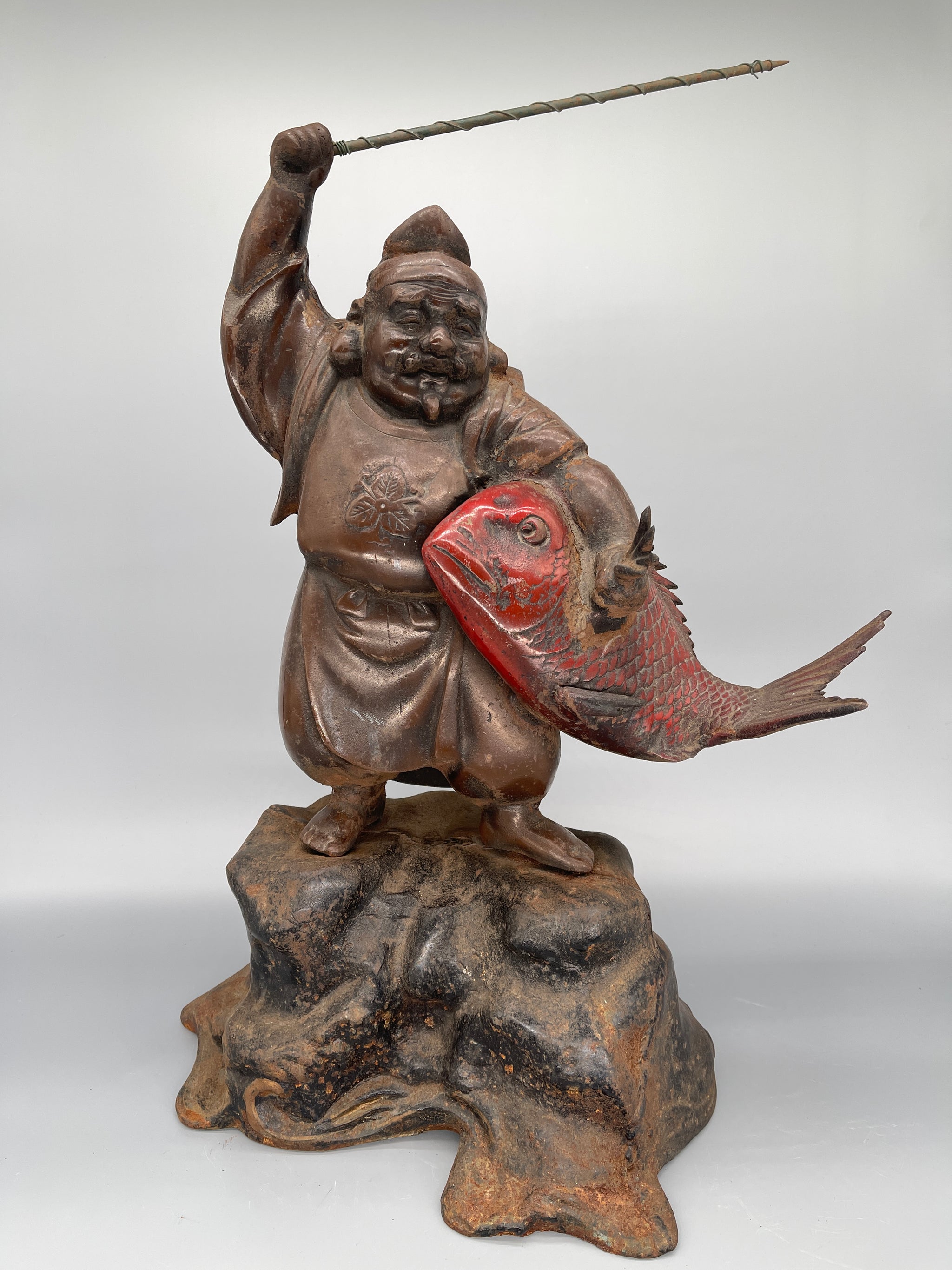Vintage Japanese Statue of Ebisu