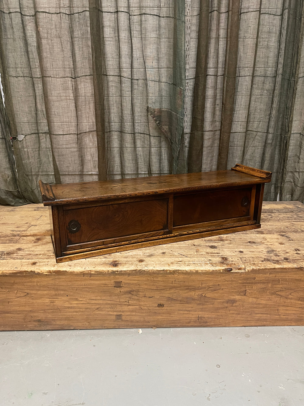 Japanese Low Chest - Elm | Meiji